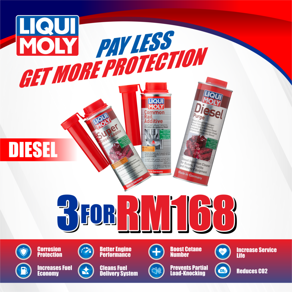 LIQUI MOLY Diesel Additive Set - Malaysian #1 solution to save diesel fuel