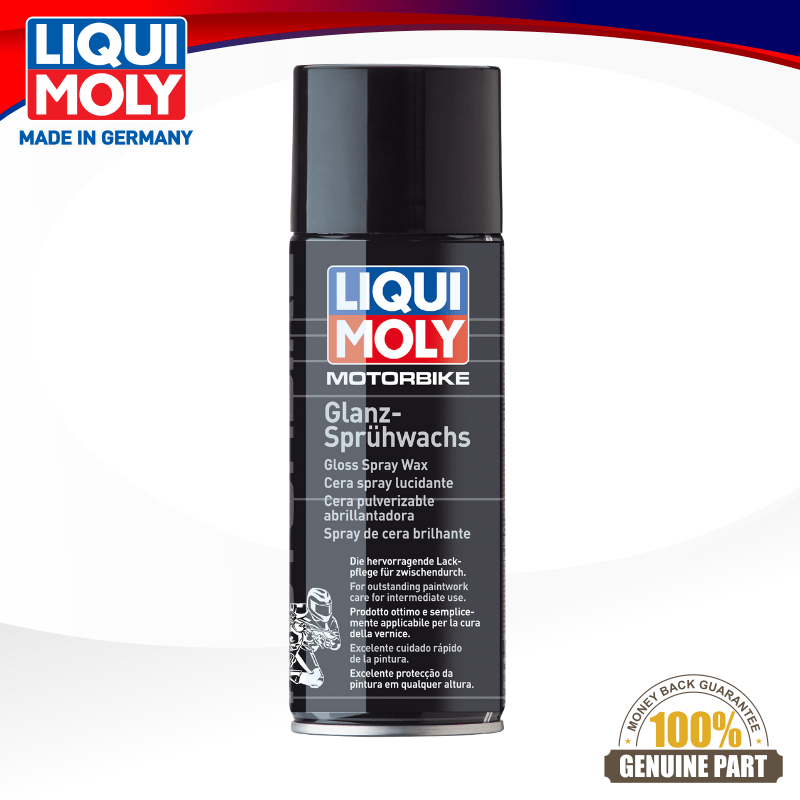 LIQUI MOLY Motorbike Gloss Spray Wax (400ml) - Premium motorbike spray ...