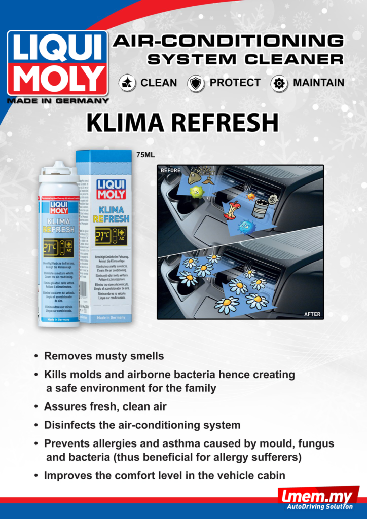 Liqui Moly Klima Refresh (75ml) | Car aircond and cabin air freshener