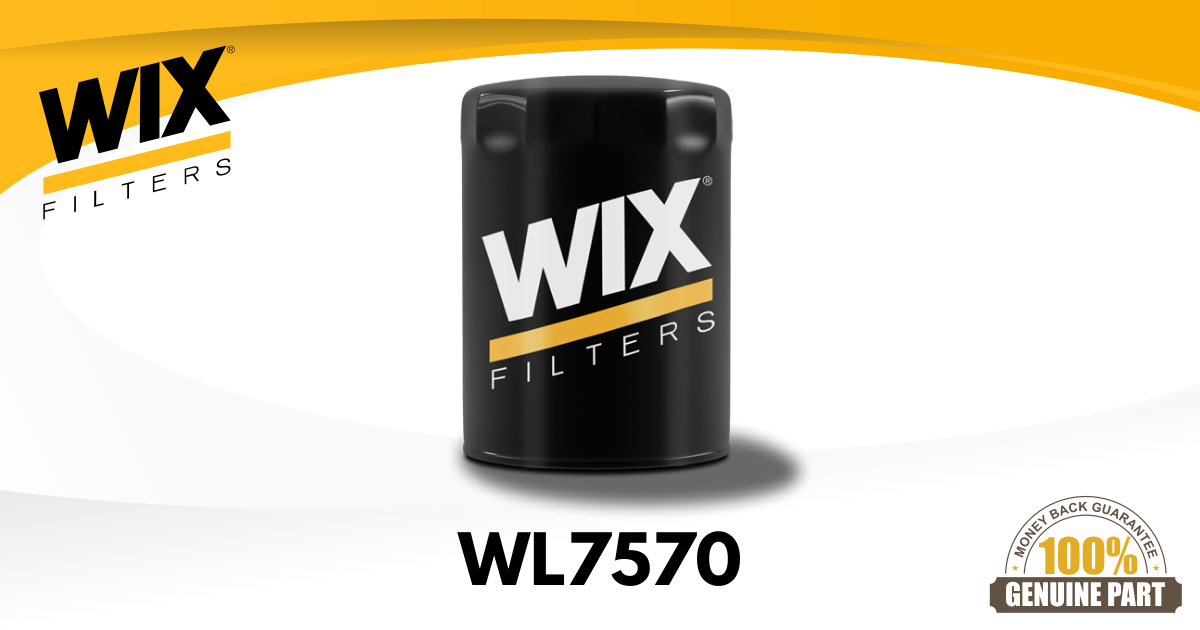 WIX Engine Oil Filter WL7570 | Premium Engine Oil Filter for Toyota Cars